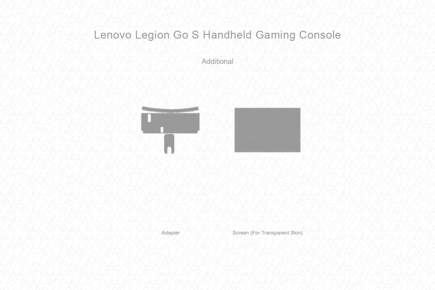 Lenovo Legion Go S Handheld Gaming Console Vinyl Skin Cut File Template ...