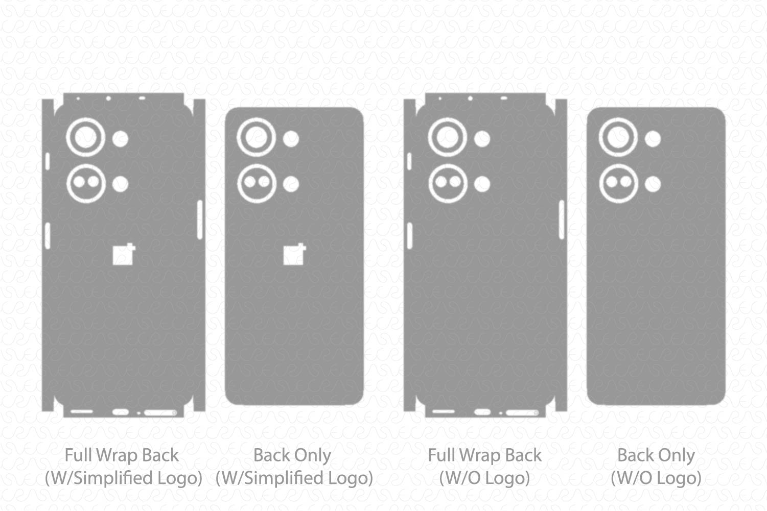 Precise Fit OnePlus Nord 3 5G Skin CutFile Vector Template Full Wrap ...