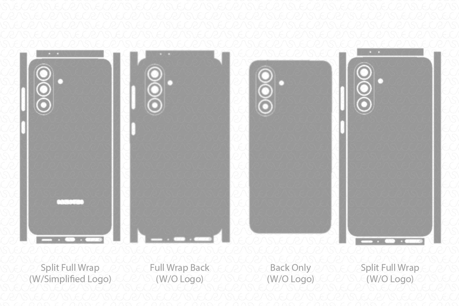 Exclusive Galaxy A56 5G Skin CutFile Vector Template Full Wrap SVG — VecRas