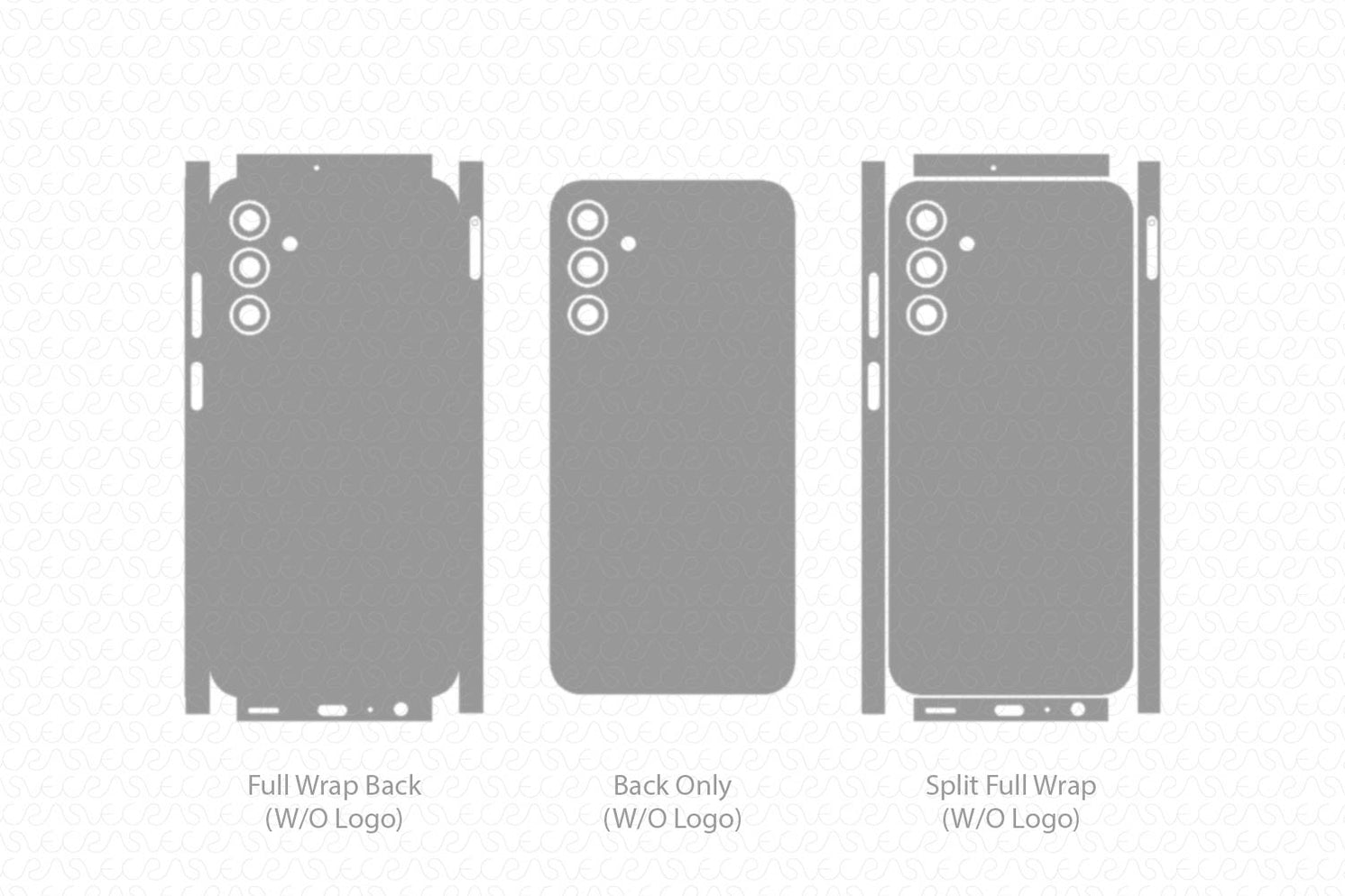 Galaxy A15 Skin CutFile Vector Template Full Wrap SVG — VecRas