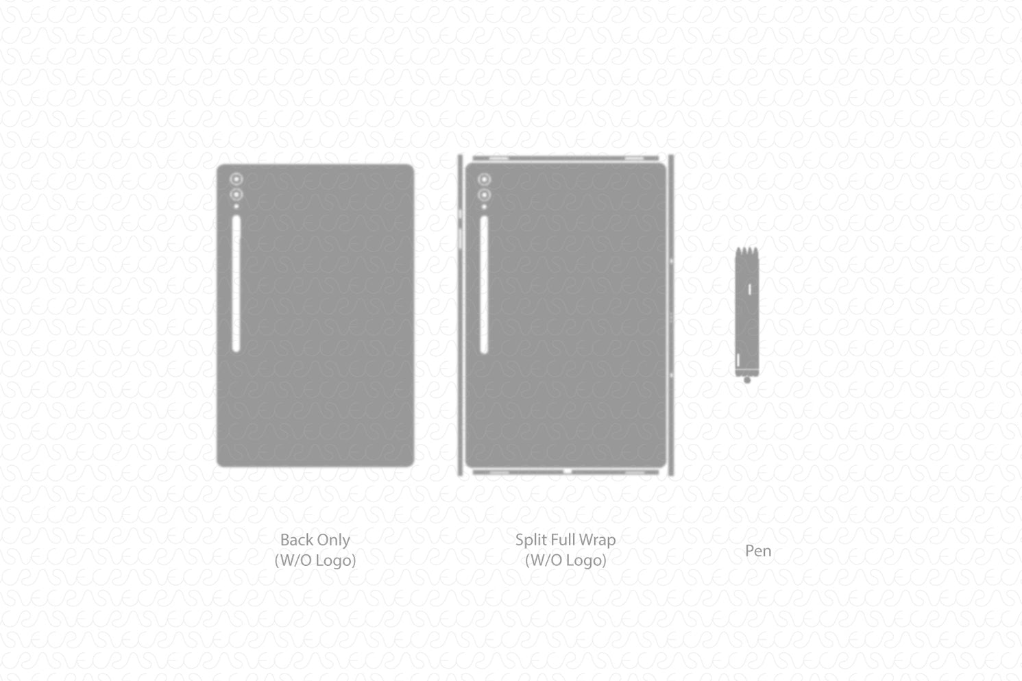 Exclusive Galaxy Tab S9 Ultra 5G Skin CutFile Vector Template Full Wrap ...