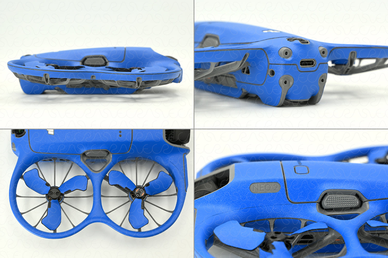 DJI Neo 2 Drone Skin Template Vector — VecRas