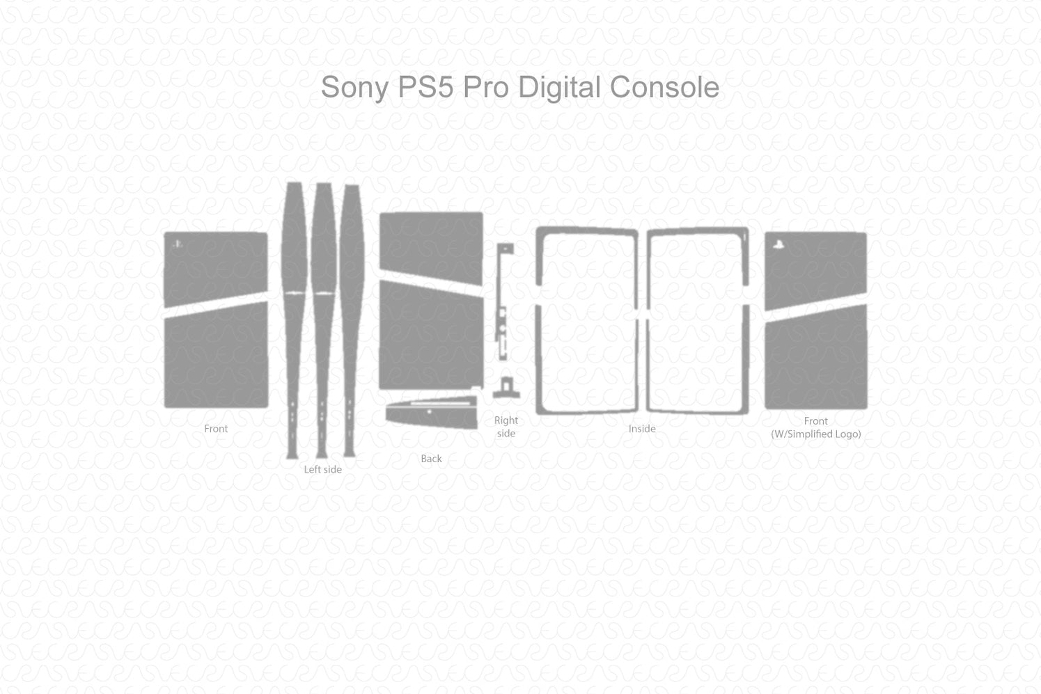 Vinyl Ready Vector Cut File Templates for Gaming Device Skins in Ai ...