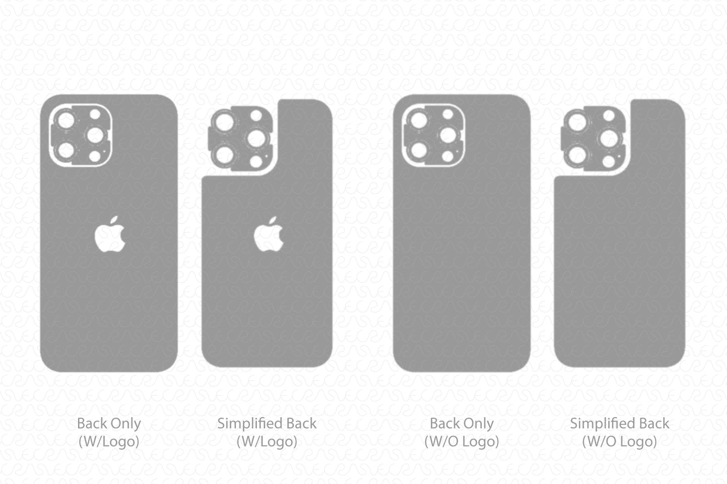 iPhone 16 Pro Max Skin CutFile Vector Template Full Wrap SVG — VecRas