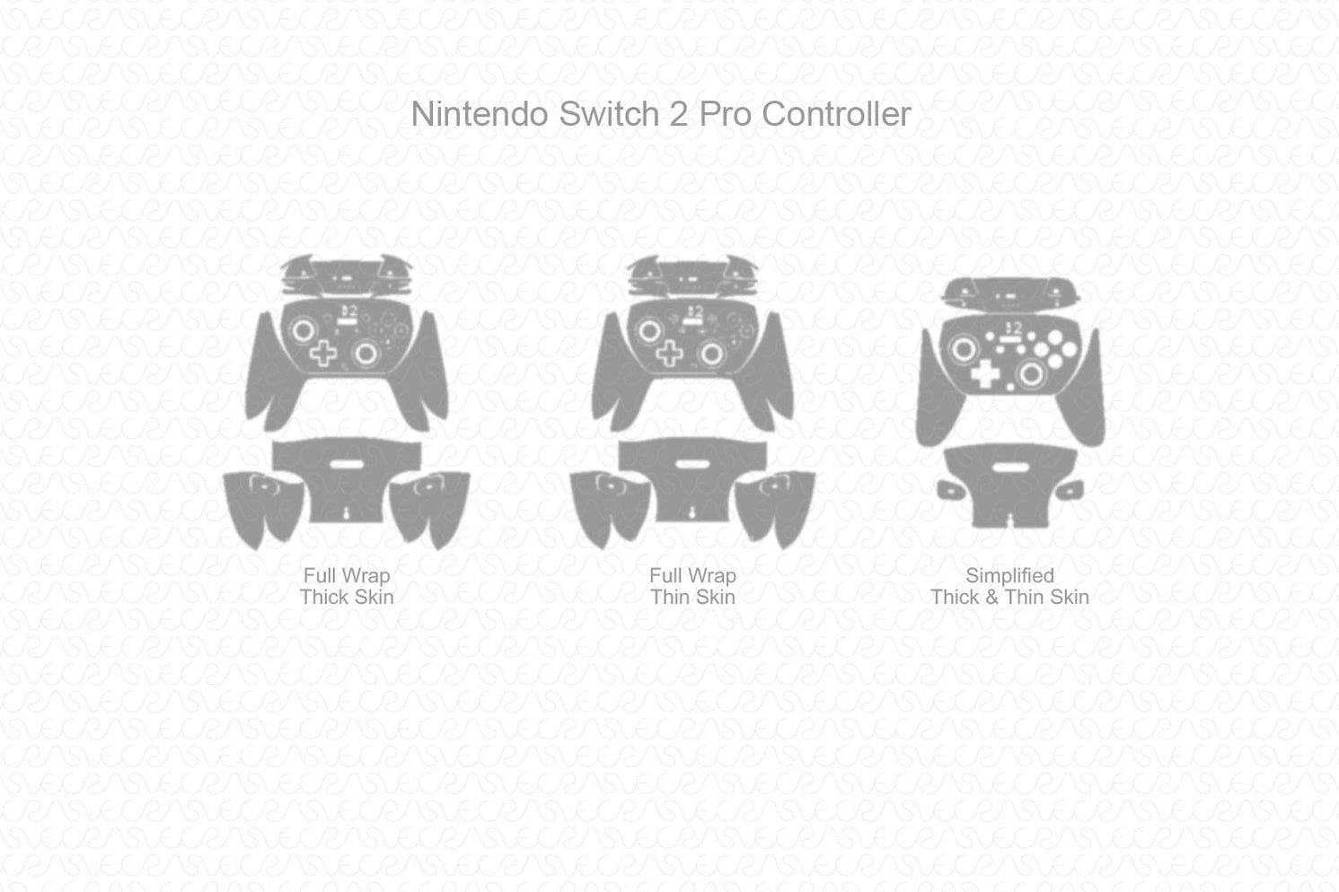 Nintendo Switch 2 Pro Controller Skin CutFile Vector Template — VecRas