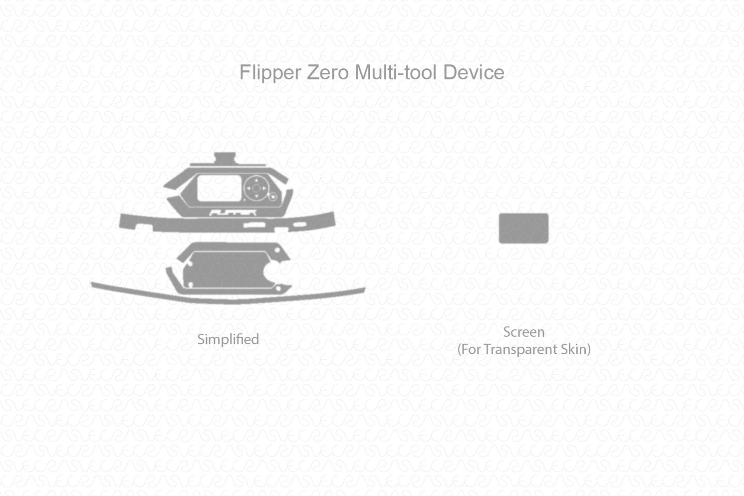 Flipper Zero Multi-tool Device | Vinyl Skin Cut File Template — VecRas