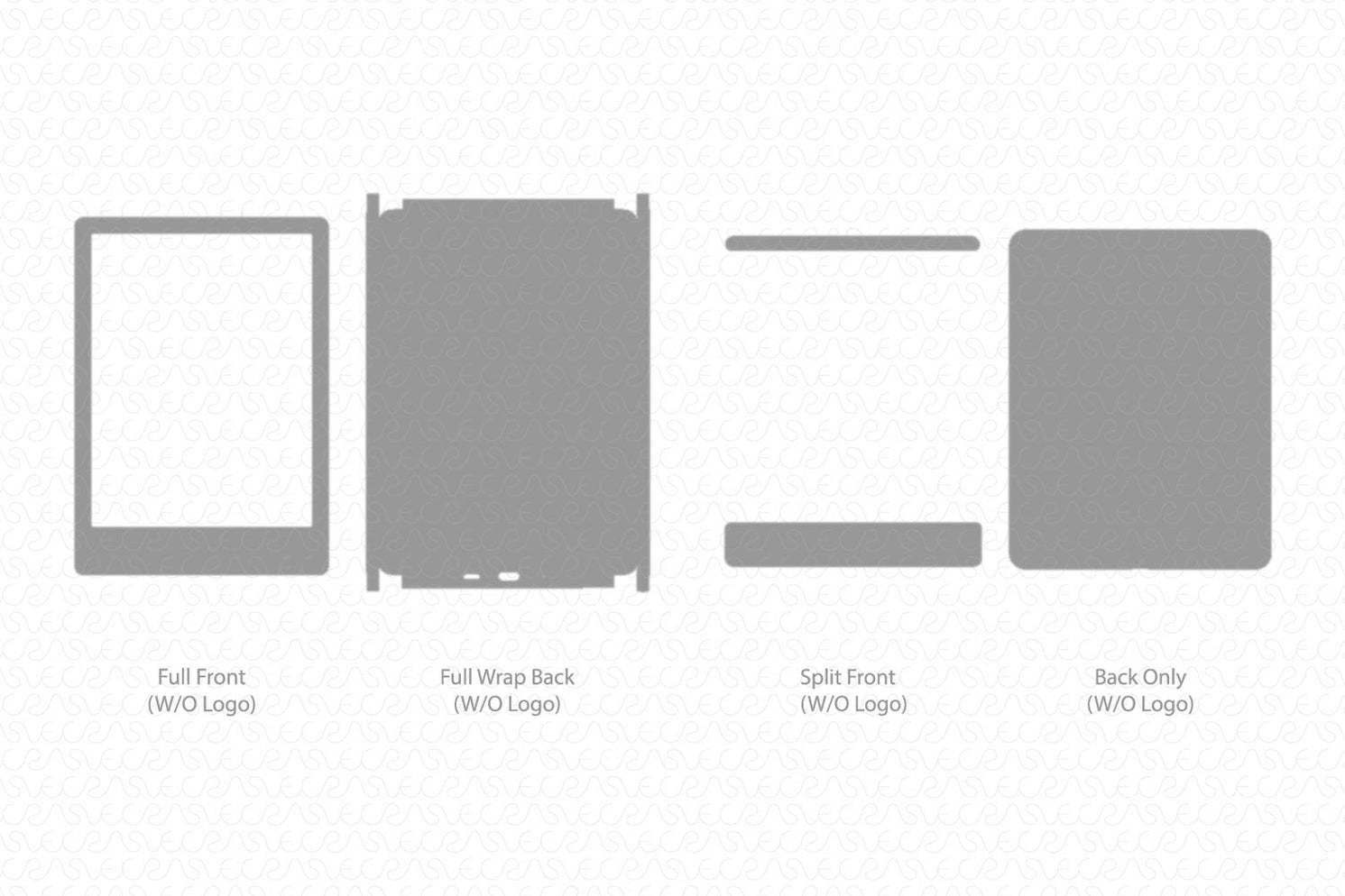 Kindle Paperwhite 6.8 11th Gen Skin CutFile Vector Template Full Wrap ...