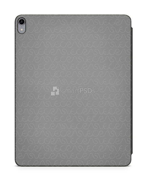 iPad Pro 12.9-inch Smart Folio (2019) Vinyl Skin Mockup PSD Template ...