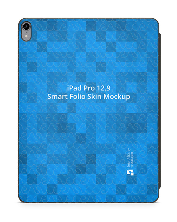 iPad Pro 12.9-inch Smart Folio (2019) Vinyl Skin Mockup PSD Template ...
