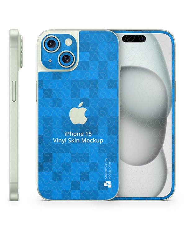 iPhone 15 (2023) PSD Skin Mockup Template — VecRas