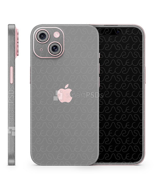 iPhone 15 (2023) PSD Skin Mockup Template — VecRas