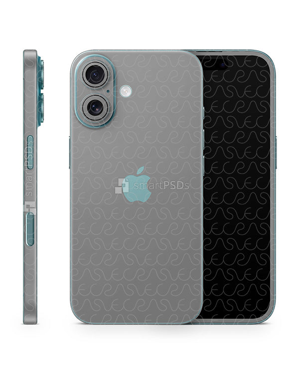 iPhone 16 2024 PSD Skin Mockup Template — VecRas