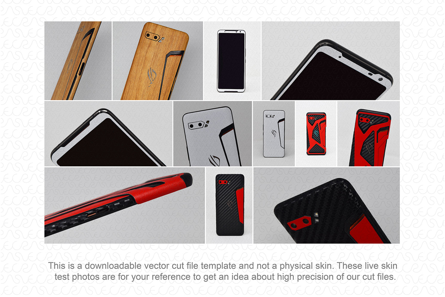 ROG Phone II (2019) Skin Template Vector — VecRas