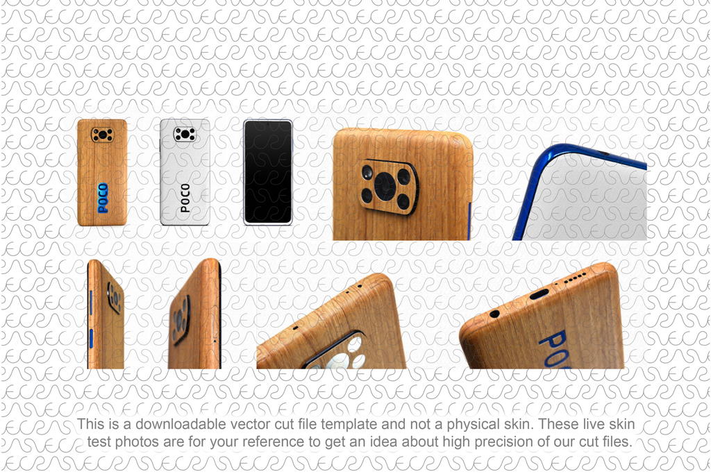 Vinyl Ready Vector Cut File Templates for Xiaomi Phone Skins in Ai, PLT ...