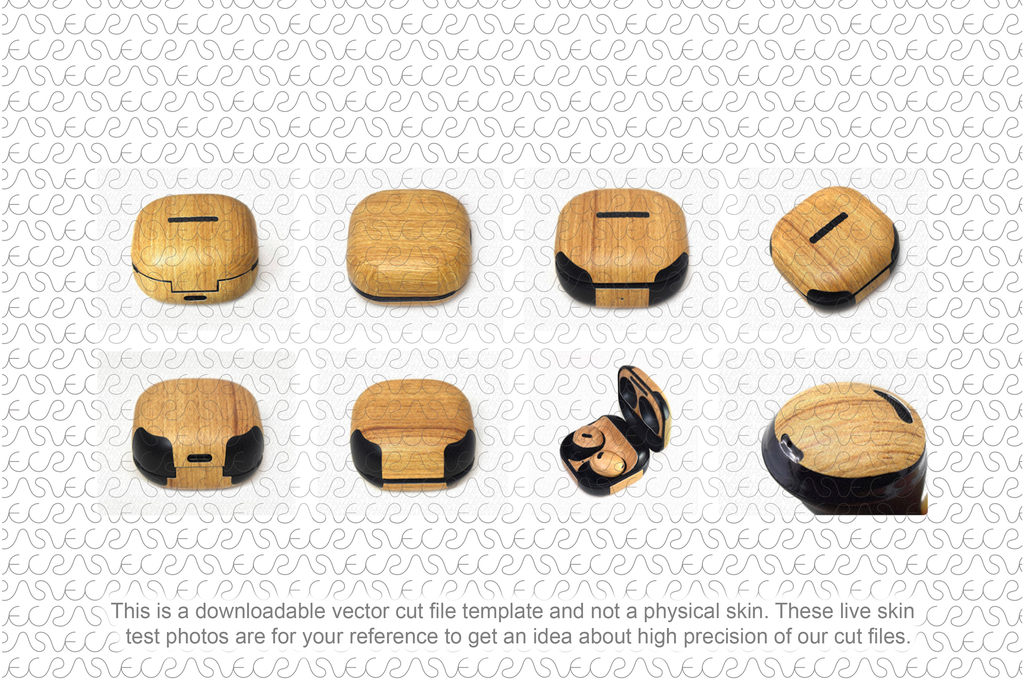 Vinyl Ready Vector Cut File Templates for AirPods / Earbuds Skins in Ai ...