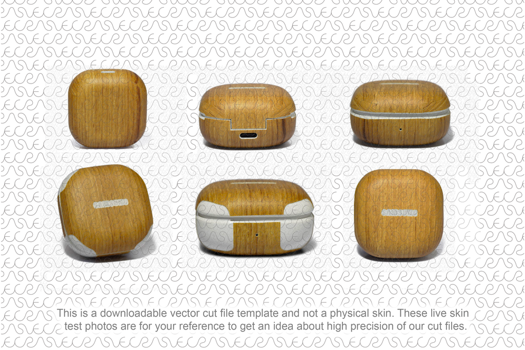 Vinyl Ready Vector Cut File Templates for AirPods / Earbuds Skins in Ai ...