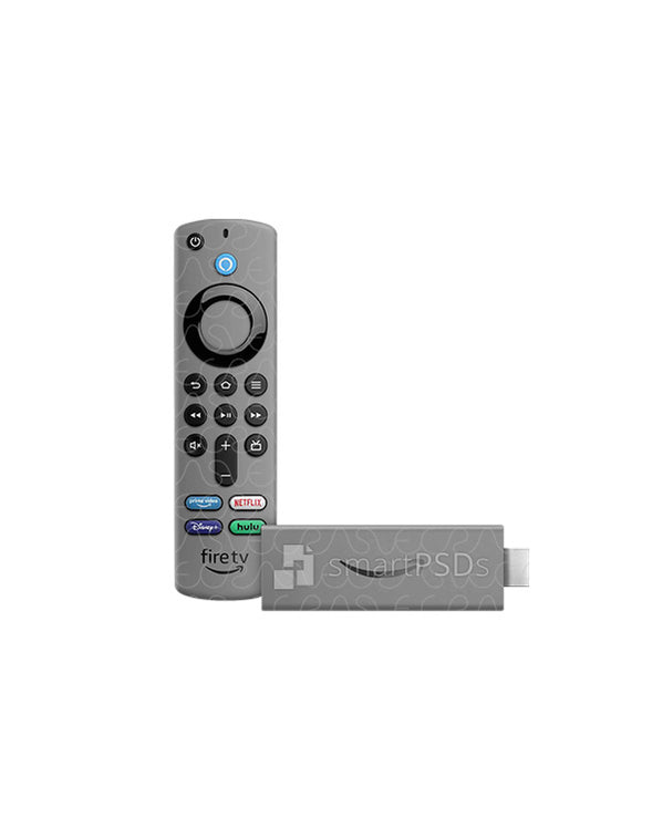 Amazon Fire TV Stick 3rd Gen (2021) Vinyl Skin Mockup PSD Template — VecRas