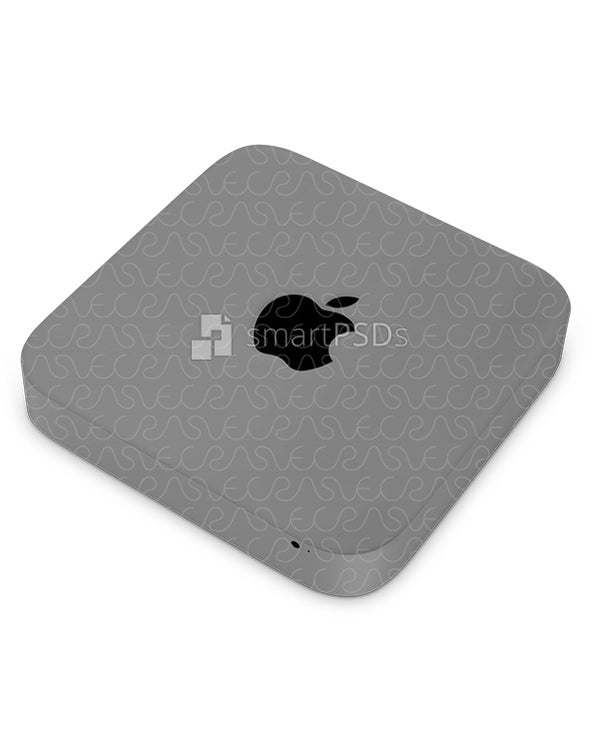 Apple Mac Mini Vinyl Skin Design Mockup — VecRas