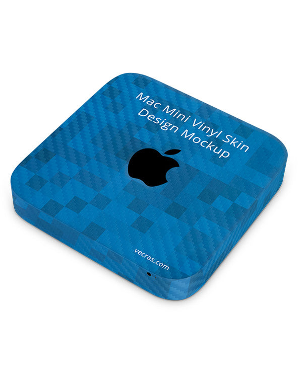 Apple Mac Mini Vinyl Skin Design Mockup — VecRas