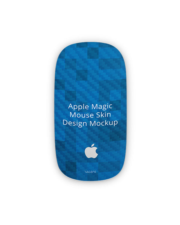Apple Magic Mouse Vinyl Skin Design Mockup — VecRas
