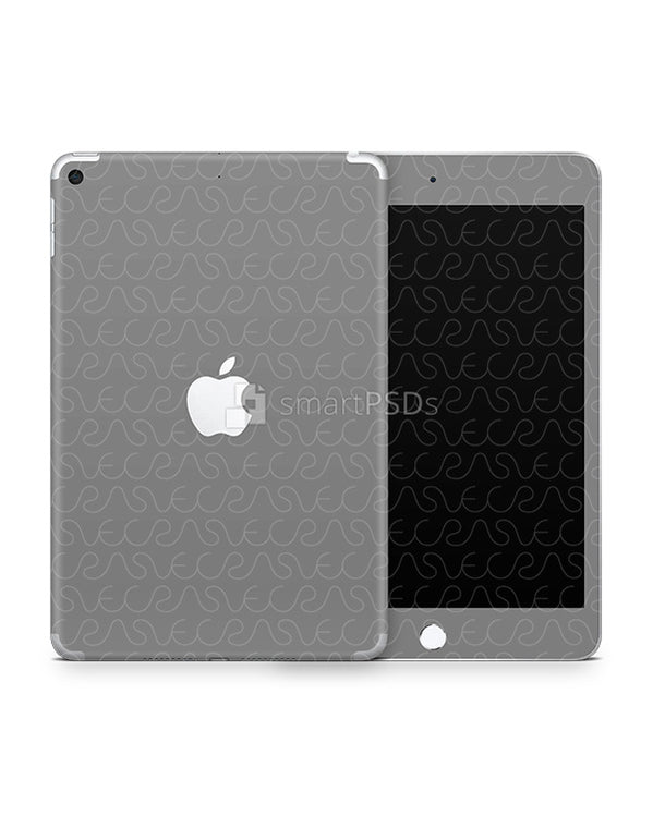 Apple iPad Mini 5 Vinyl Skin Design Mockup 2019 — VecRas