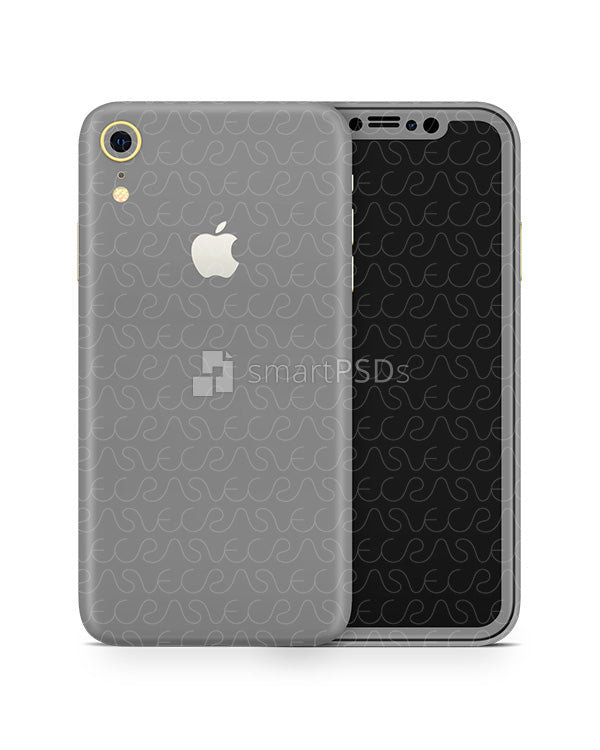 Apple iPhone XR Vinyl Skin Design Mockup 2018 — VecRas