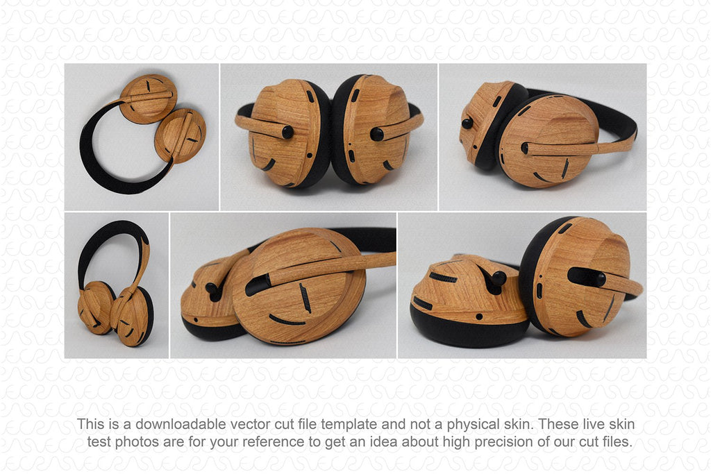 Vinyl Ready Vector Cut File Templates for Headset Skins in Ai, PLT, EPS ...