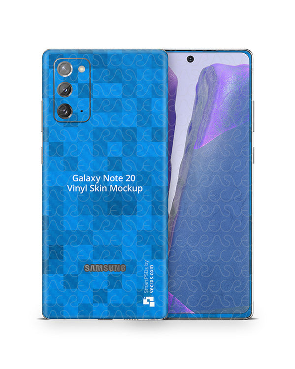 Galaxy Note 20 (2020) PSD Skin Mockup Template — VecRas