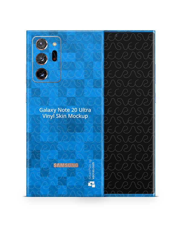 Galaxy Note 20 Ultra (2020) PSD Skin Mockup Template — VecRas
