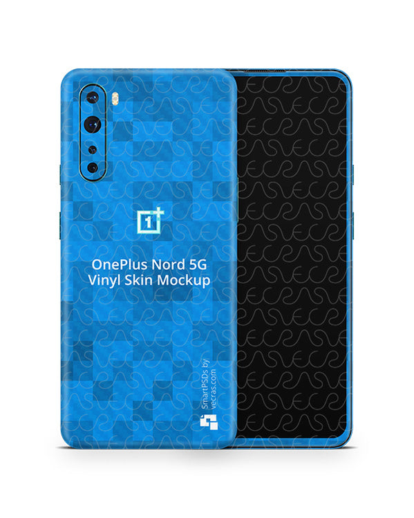 OnePlus Nord 5G (2020) PSD Skin Mockup Template — VecRas