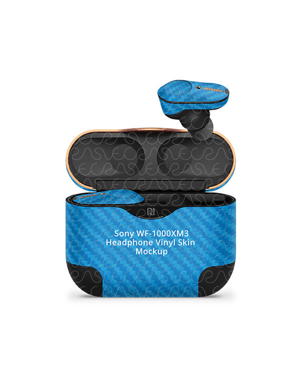 Sony WF-1000XM3 Wireless Headphones With Charging Case (2019) Skin PSD ...