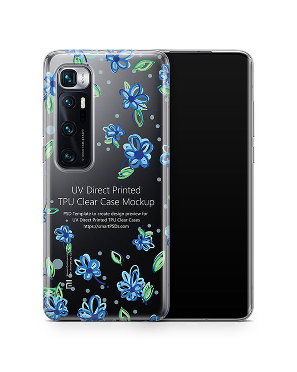 Xiaomi Mi 10 Ultra (2020) TPU Clear Case Mockup — VecRas