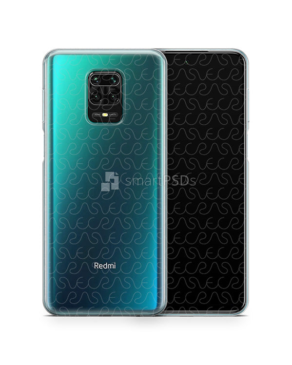 Xiaomi Redmi Note 9 Pro/Note 9S (2020) TPU Clear Case Mockup — VecRas