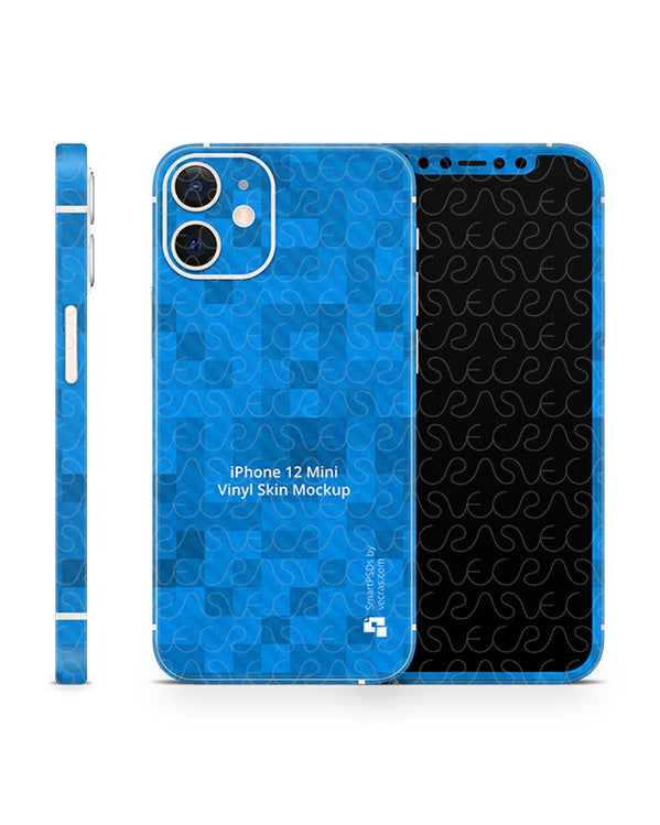 iPhone 12 Mini (2020) PSD Skin Mockup Template — VecRas