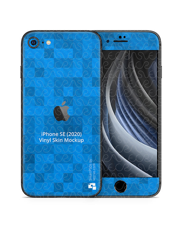 iPhone SE (2020) PSD Skin Mockup Template — VecRas