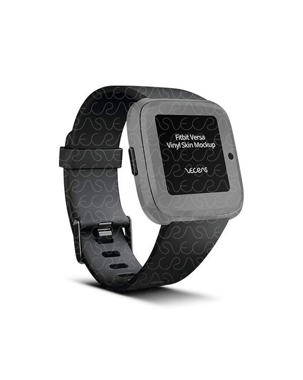 Fitbit Versa Smart Watch (2018) Skin PSD Mockup Template — VecRas