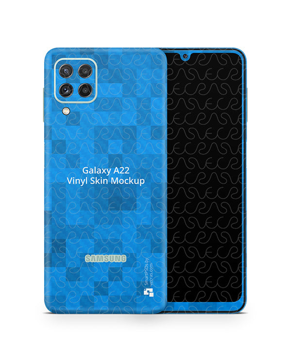 Galaxy A22 (2021) PSD Skin Mockup Template — VecRas