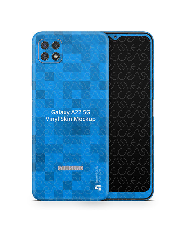Galaxy A22 5G (2021) PSD Skin Mockup Template — VecRas
