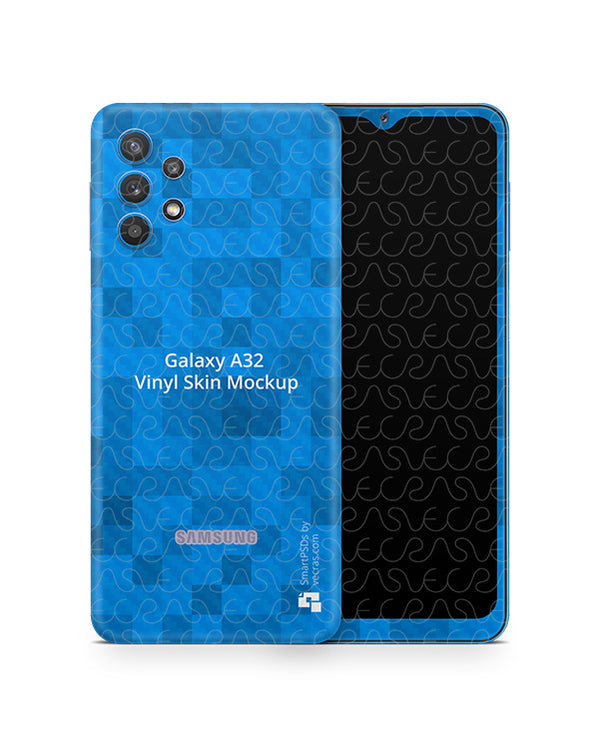 Galaxy A32 (2021) PSD Skin Mockup Template — VecRas