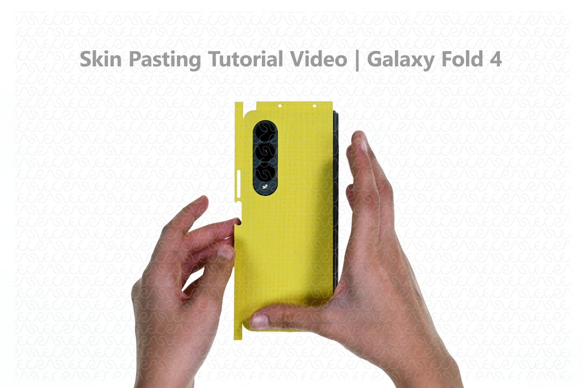 Galaxy Fold 4 Vinyl Skin Pasting Tutorial (Full Wrap) — VecRas