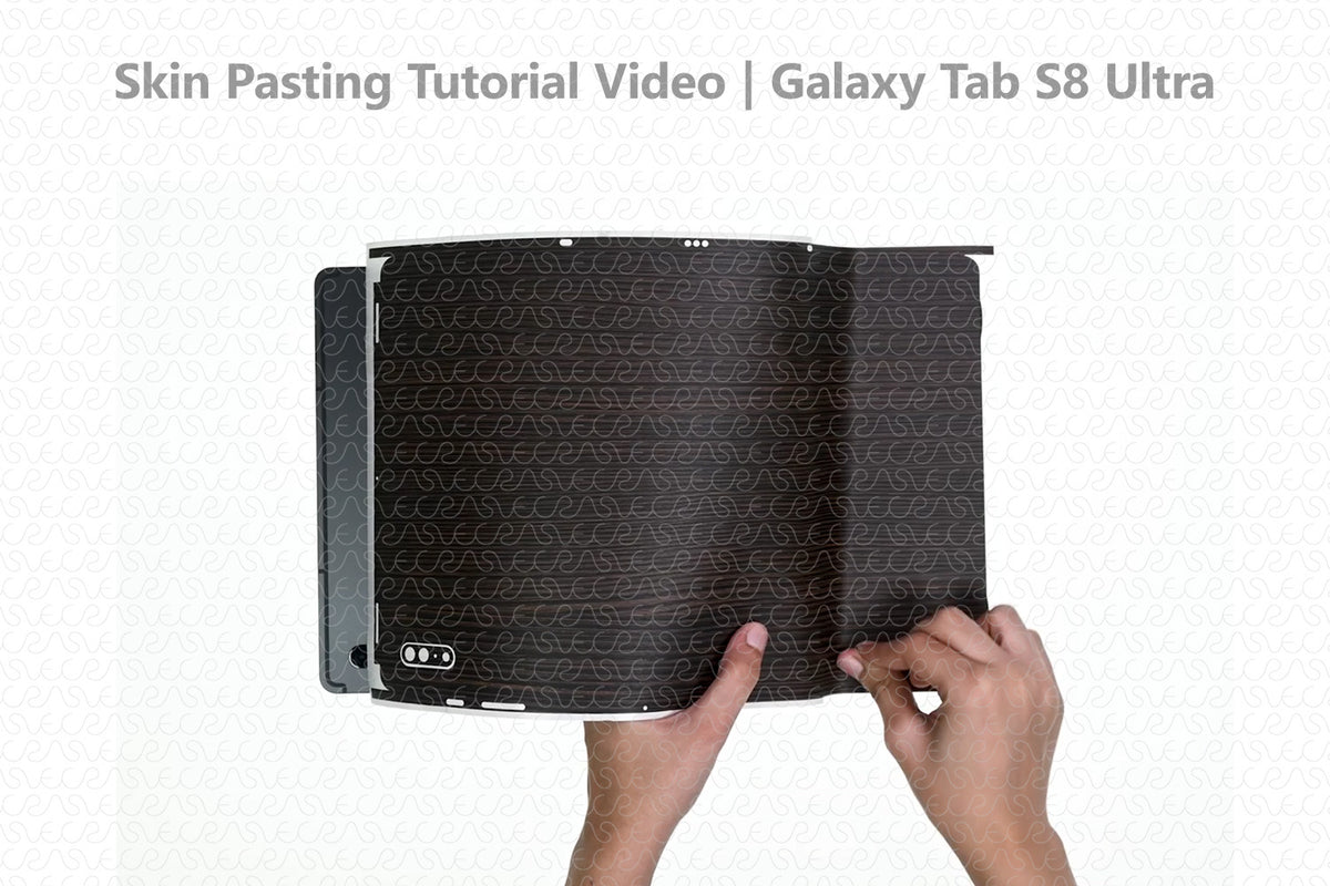 Galaxy Tab S8 Ultra Skin Pasting Tutorial (Full Wrap) — VecRas