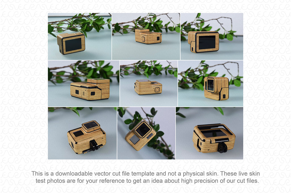 Vinyl Ready Vector Cut File Templates for Action Camera / GoPro Skins ...