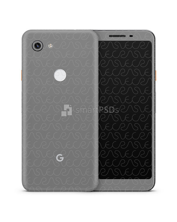 Google Pixel 3A XL Vinyl Skin Design Mockup 2019 — VecRas