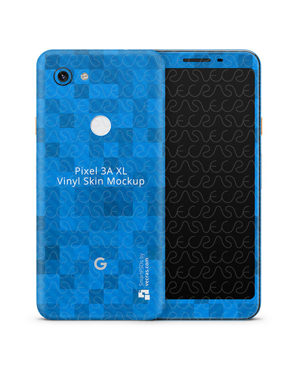 Google Pixel Phones Vinyl Skin Design Mockup PSD Templates — VecRas