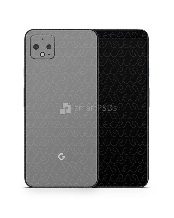 Google Pixel 4 XL (2019) PSD Skin Mockup Template — VecRas