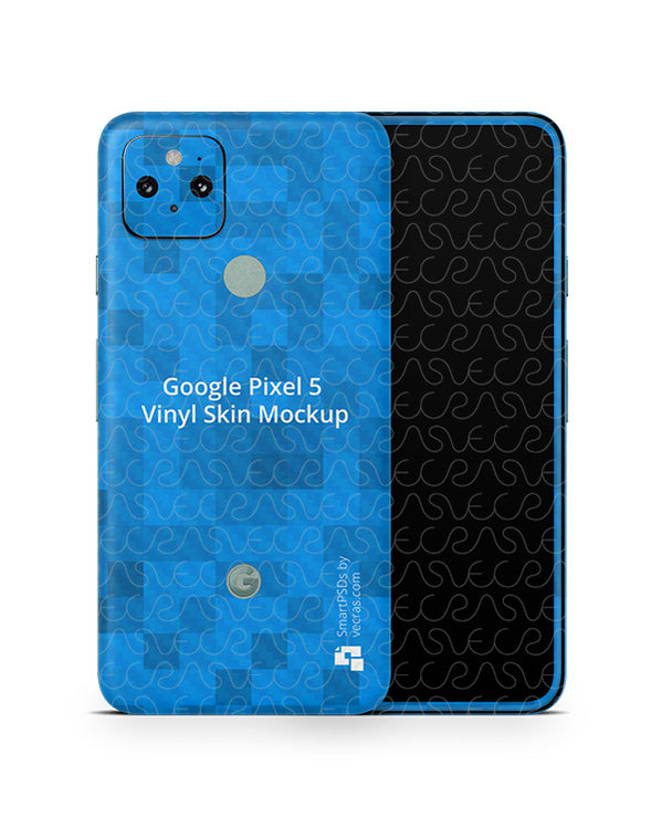 Google Pixel 5 (2020) PSD Skin Mockup Template — VecRas