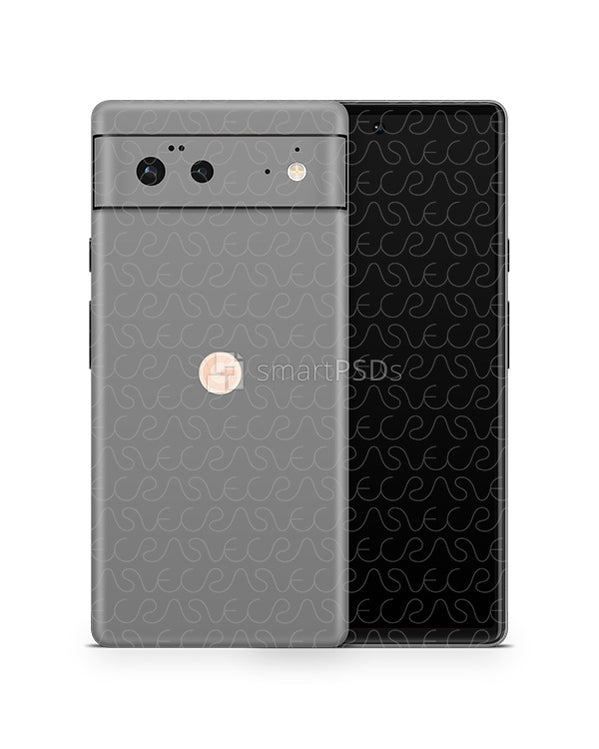 Google Pixel 6 (2021) PSD Skin Mockup Template — VecRas
