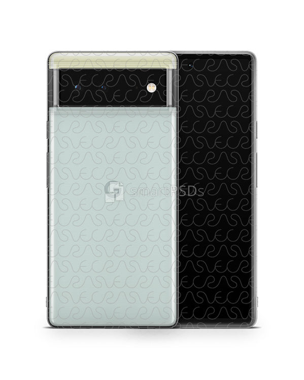 Google Pixel 6 (2021) TPU Clear Case Mockup — VecRas