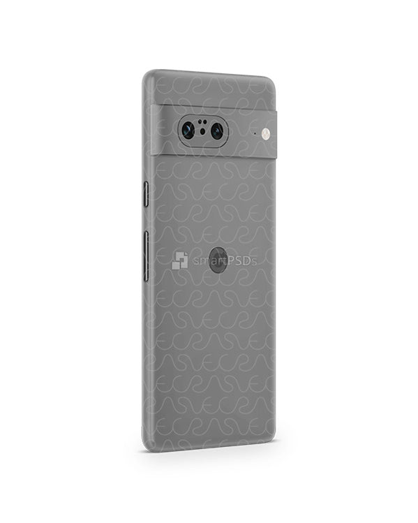 Google Pixel 7 (2022) PSD Skin Mockup Template (Angled) — VecRas