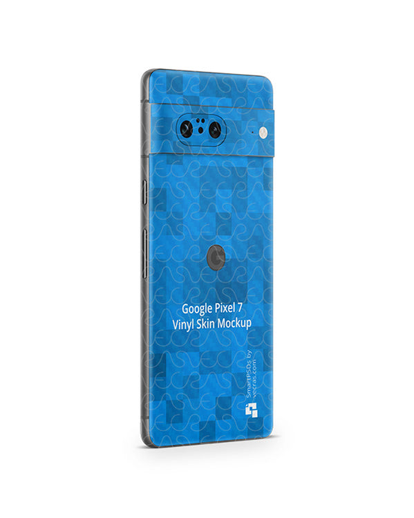 Google Pixel 7 (2022) PSD Skin Mockup Template (Angled) — VecRas